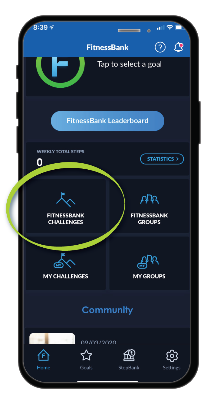 Step Challenges – FitnessBank